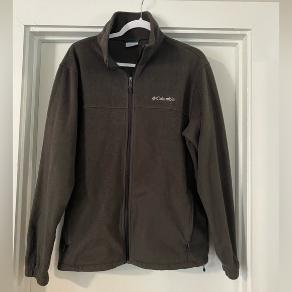 Columbia | Jackets & Coats | Mens Large Grey Columbia Fleece Full Zip ...